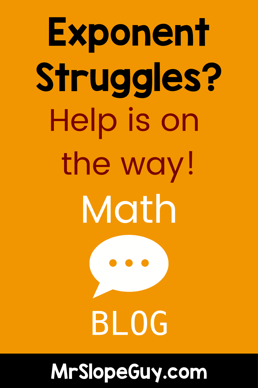 Math Blog — Mr. Slope Guy