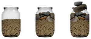 Using rocks sand pebble analogy to prioritise our goals and tasks for ...