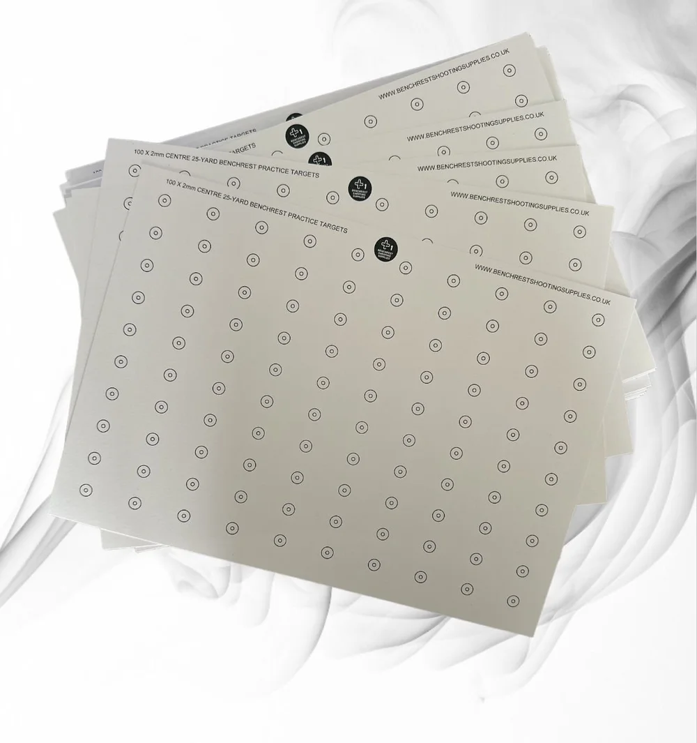 A3 250GSM 200 shot 2mm practice targets (20 pack) — Benchrest Shooting ...