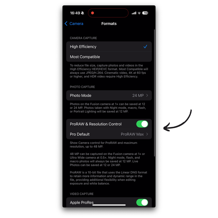 The Right Settings for The Best Photos on the iPhone 16 Pro — Adrien ...