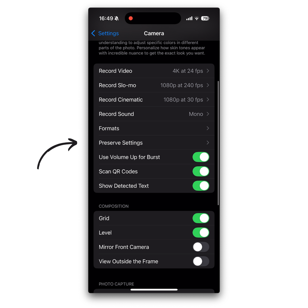 The Right Settings for The Best Photos on the iPhone 16 Pro — Adrien ...