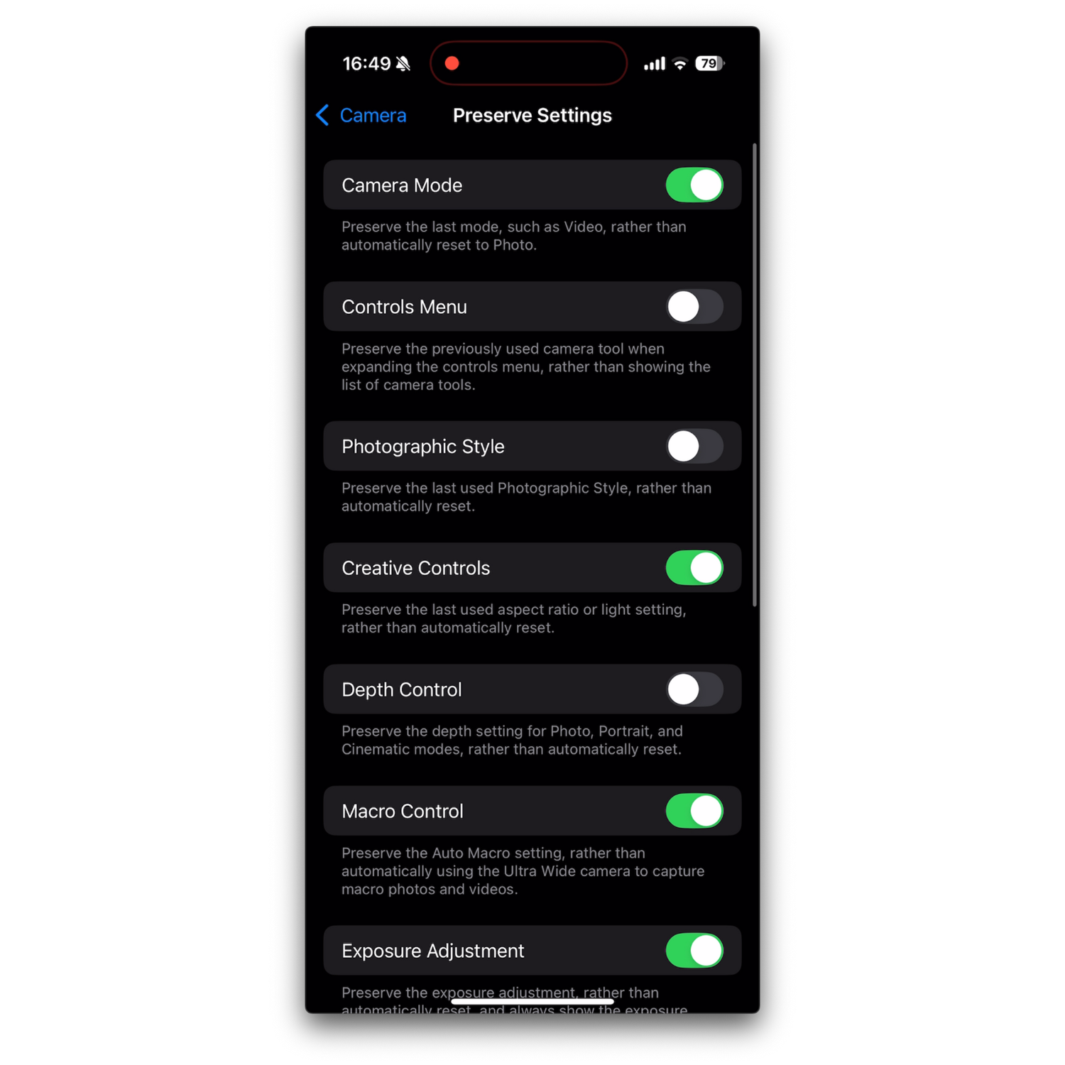 The Right Settings for The Best Photos on the iPhone 16 Pro — Adrien ...