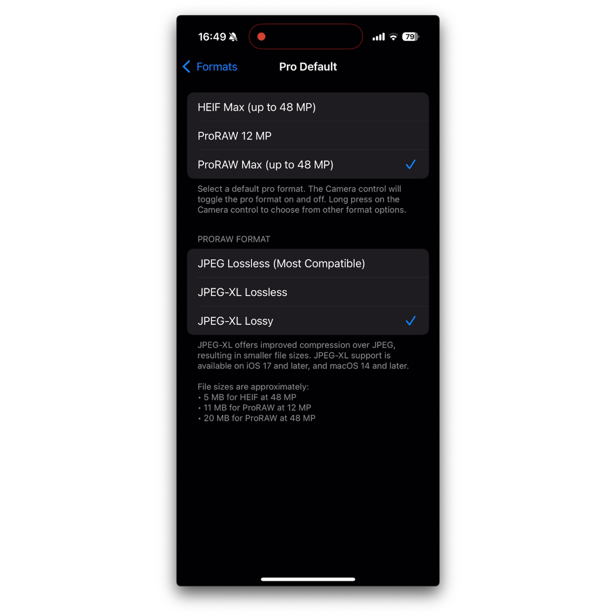The Right Settings for The Best Photos on the iPhone 16 Pro — Adrien ...