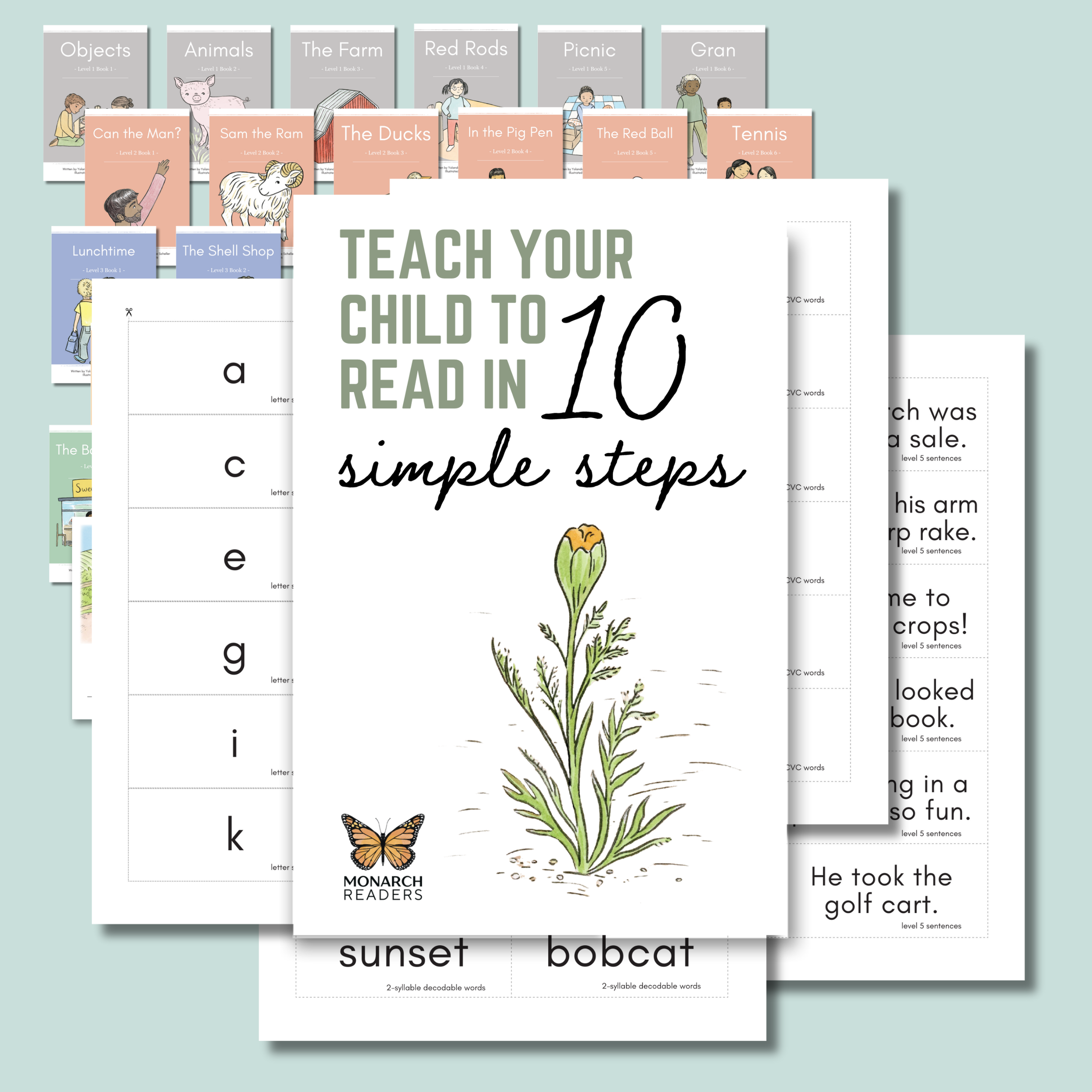 Teach Your Child to Read in 10 Simple Steps Kit — Montessori For All