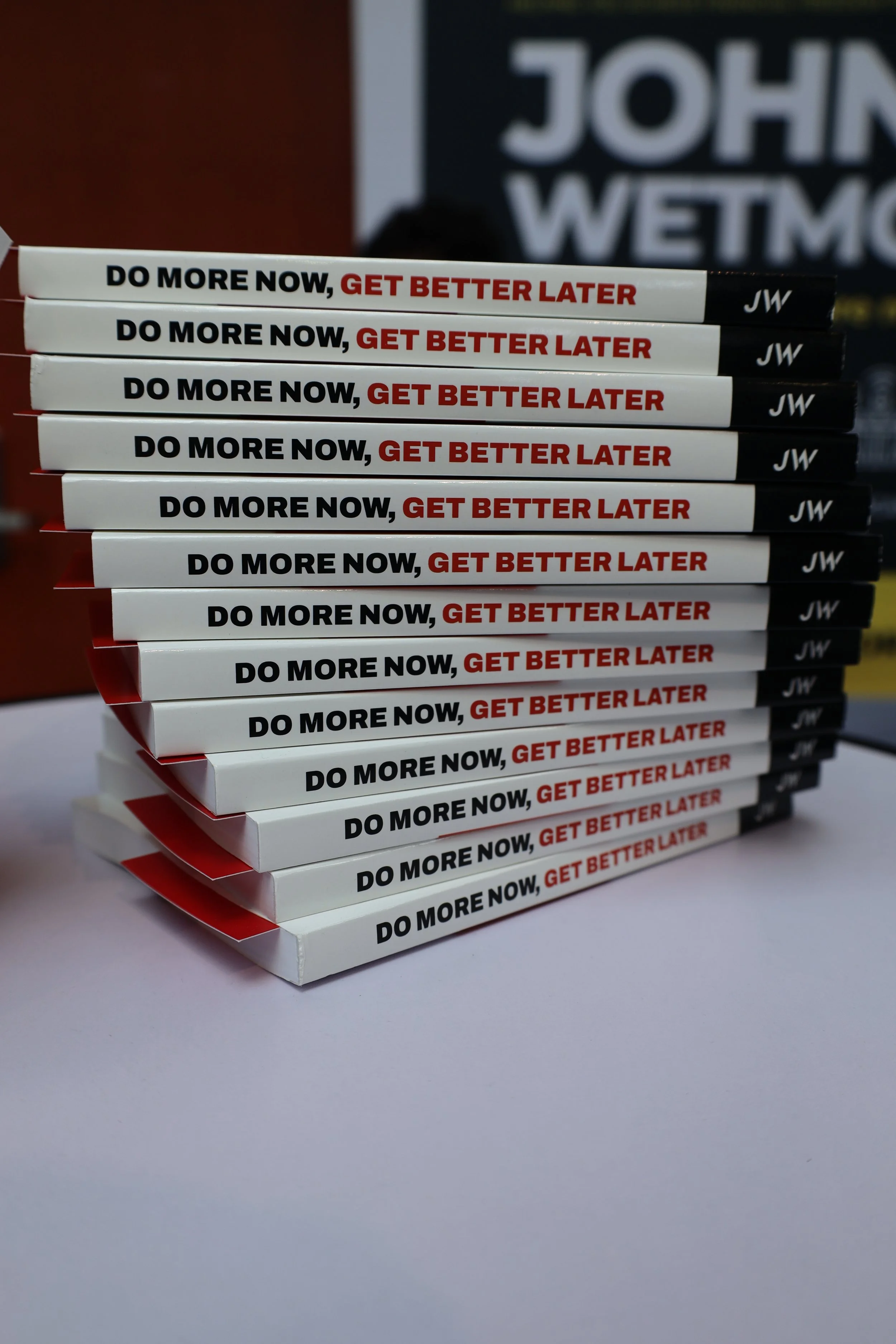 Do More Now, Get Better Later