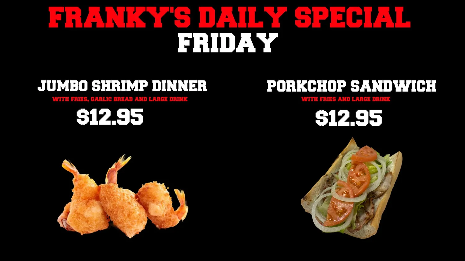 St. Charles Menu — Franky's Redhots