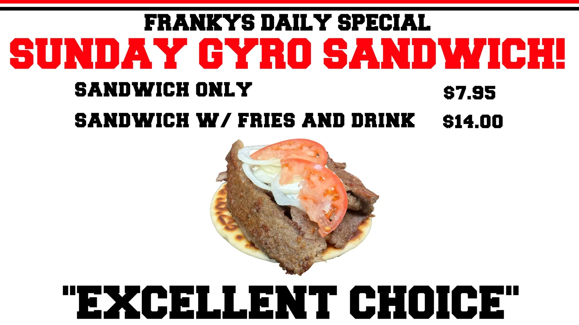 St. Charles Menu — Franky's Redhots