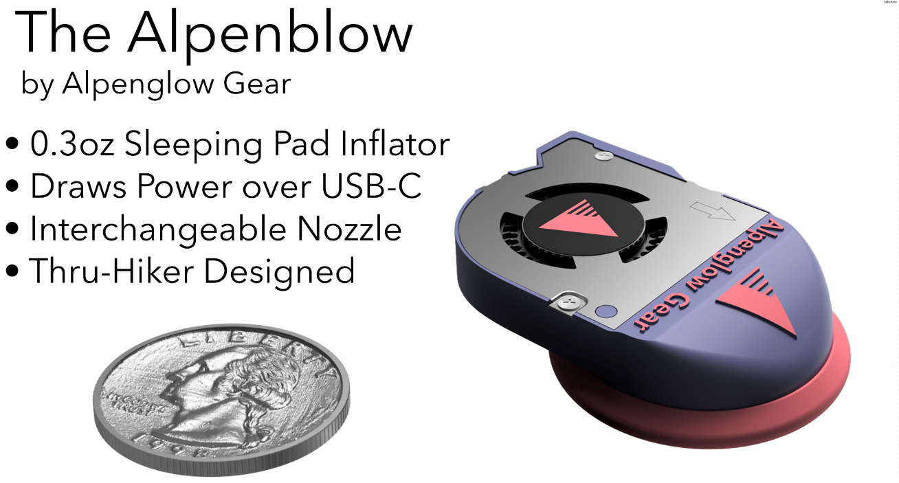 Alpenglow Gear, maker of the Alpenblow - a 0.3oz sleeping pad inflator ...
