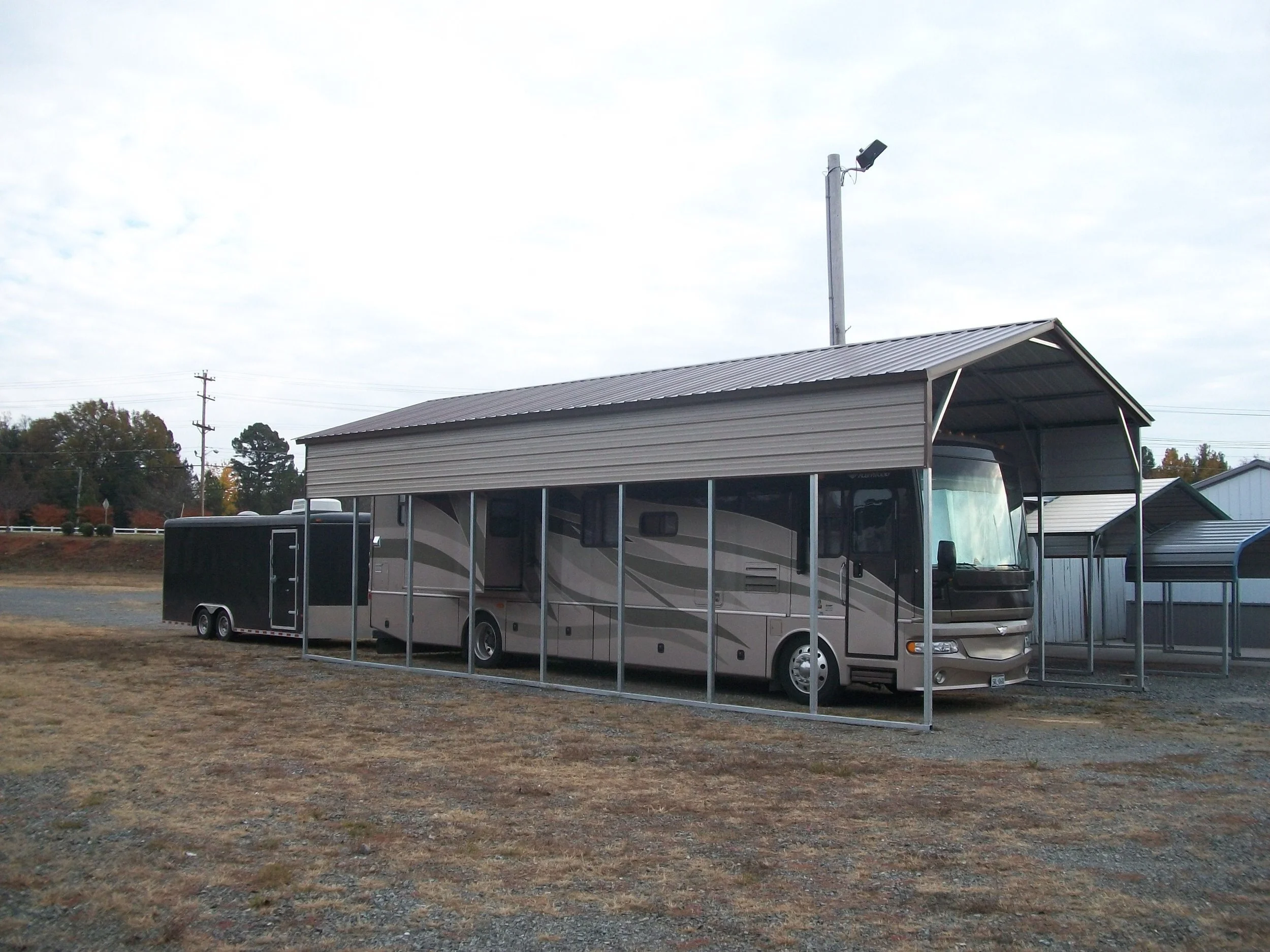 RV Roof Cover — Metal America