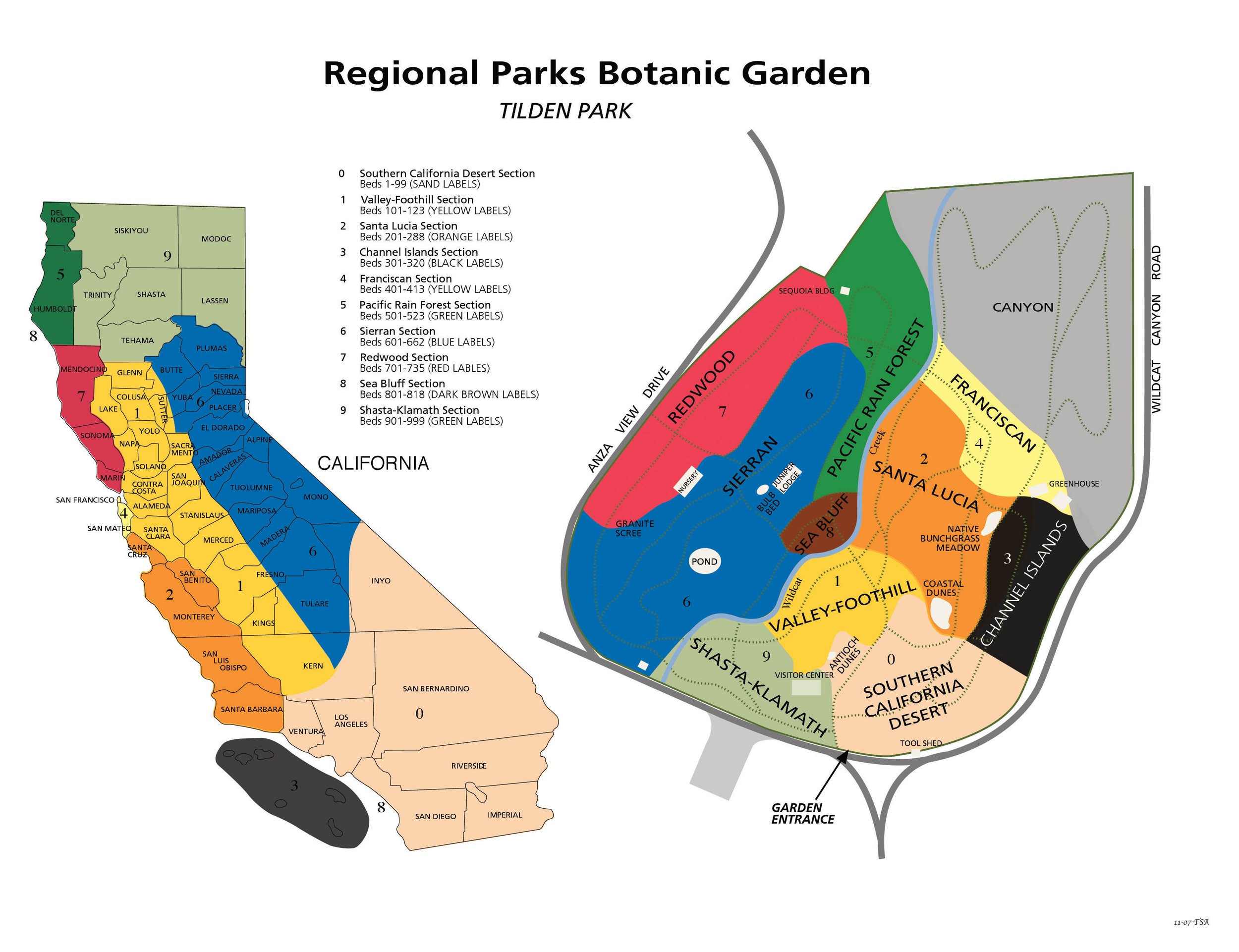 Brochures & Maps — Friends of the Regional Parks Botanic Garden
