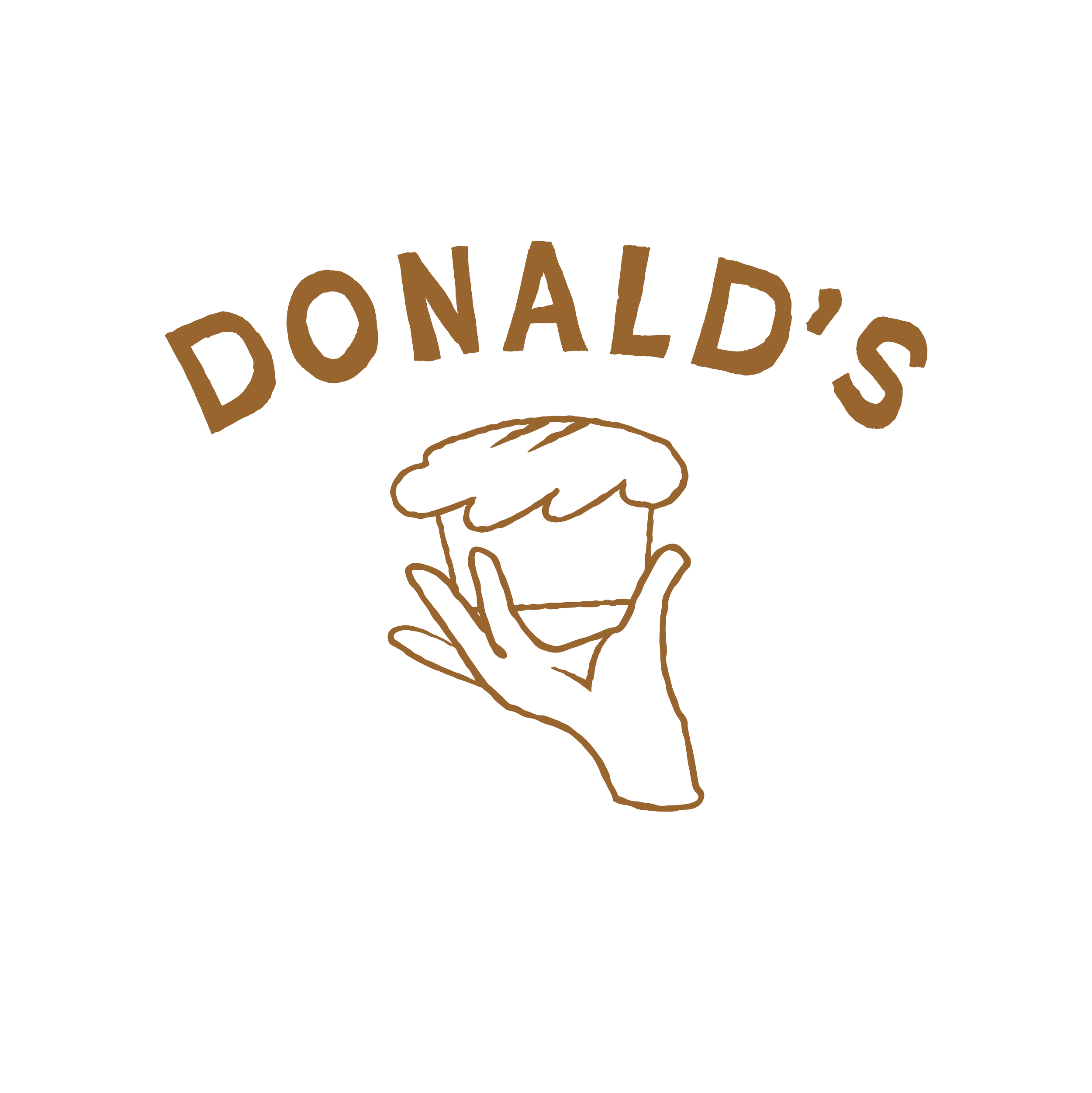 Brand design for Donald's pie and coffee shop — Wizardry Design Studio