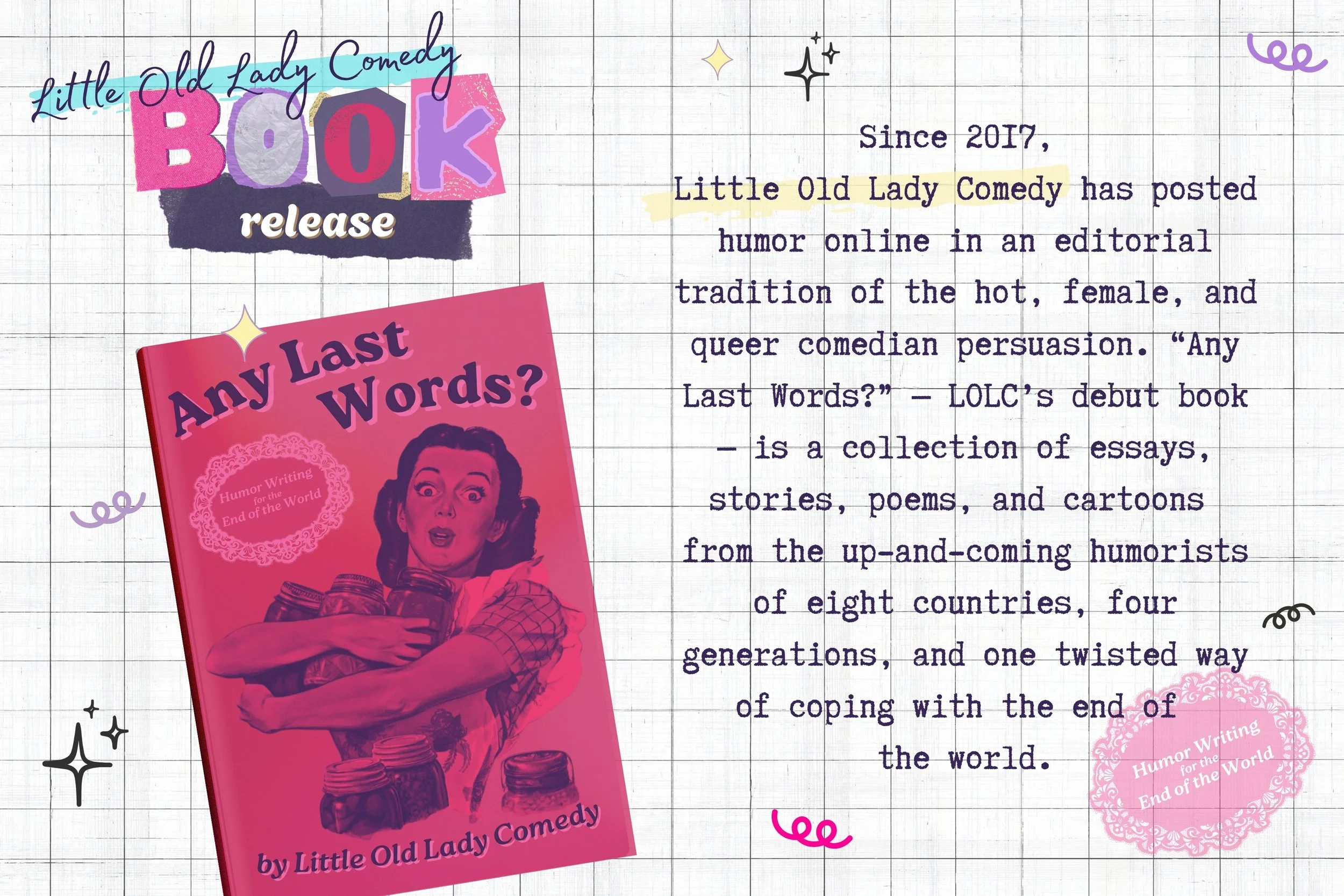 ANY LAST WORDS? out now! — Little Old Lady
