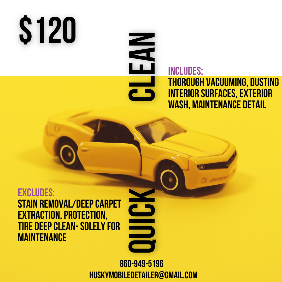 Full Detail Packages — Husky Mobile Detailer