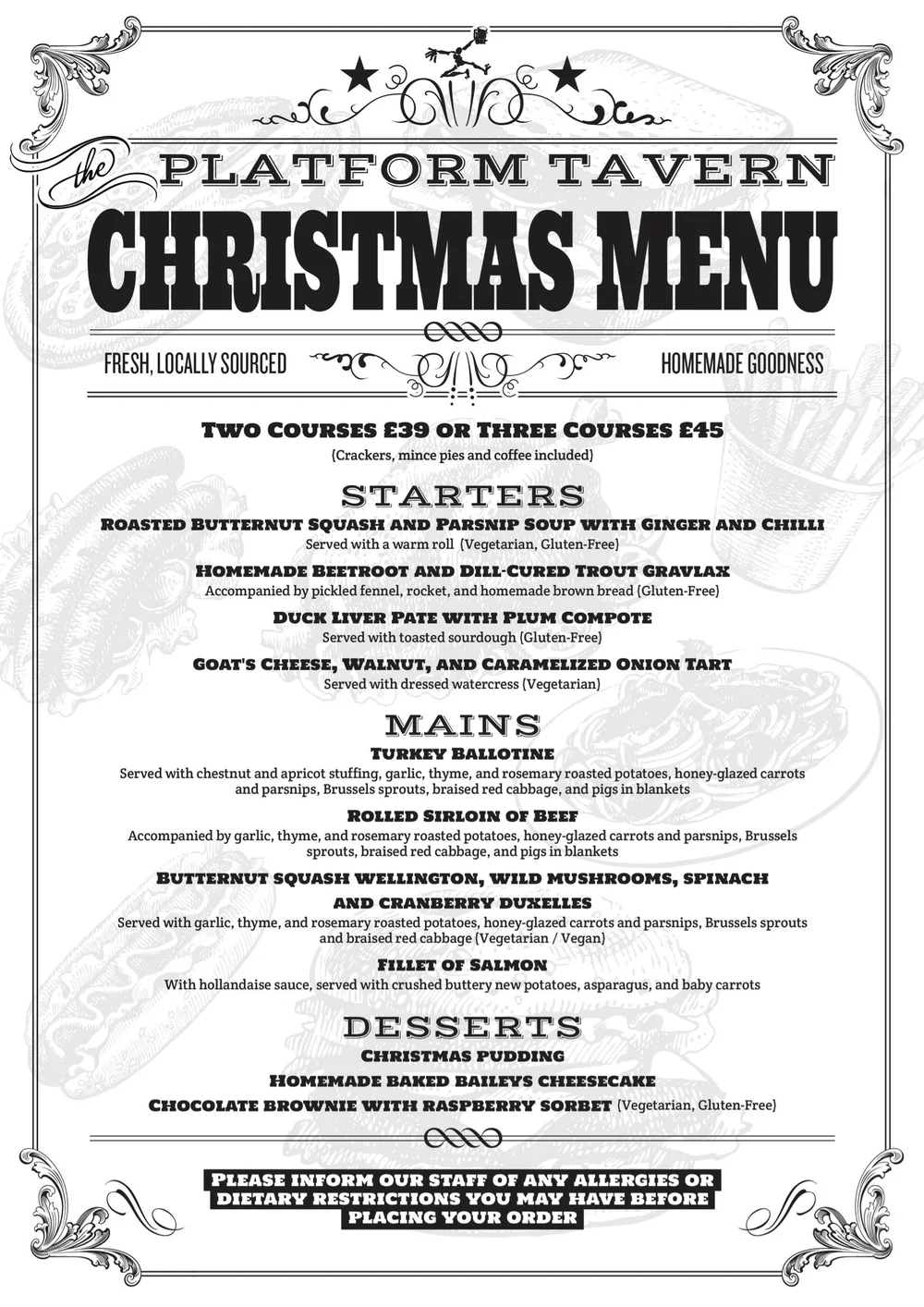 Celebrate Christmas With Us! — The Platform Tavern