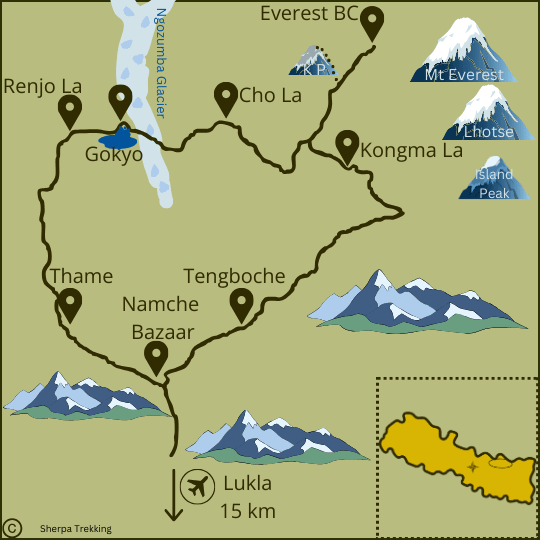 Everest Three Passes Trek: Explore Khumbu's Hidden Trails — Sherpa Trekking