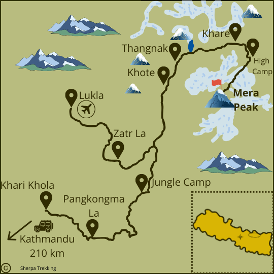 Mera Peak: The Summit of Nepal's Highest Trekking Peak — Sherpa Trekking