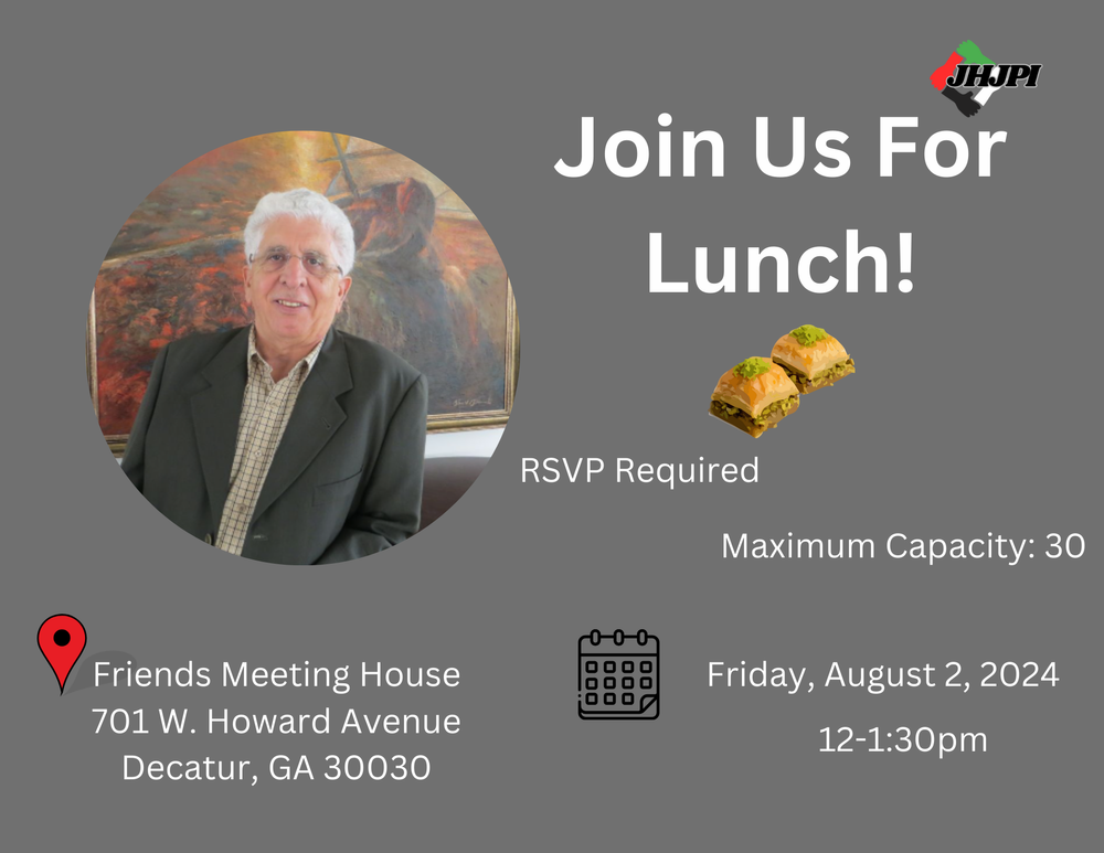 Events — Joining Hands for Justice in Palestine and Israel