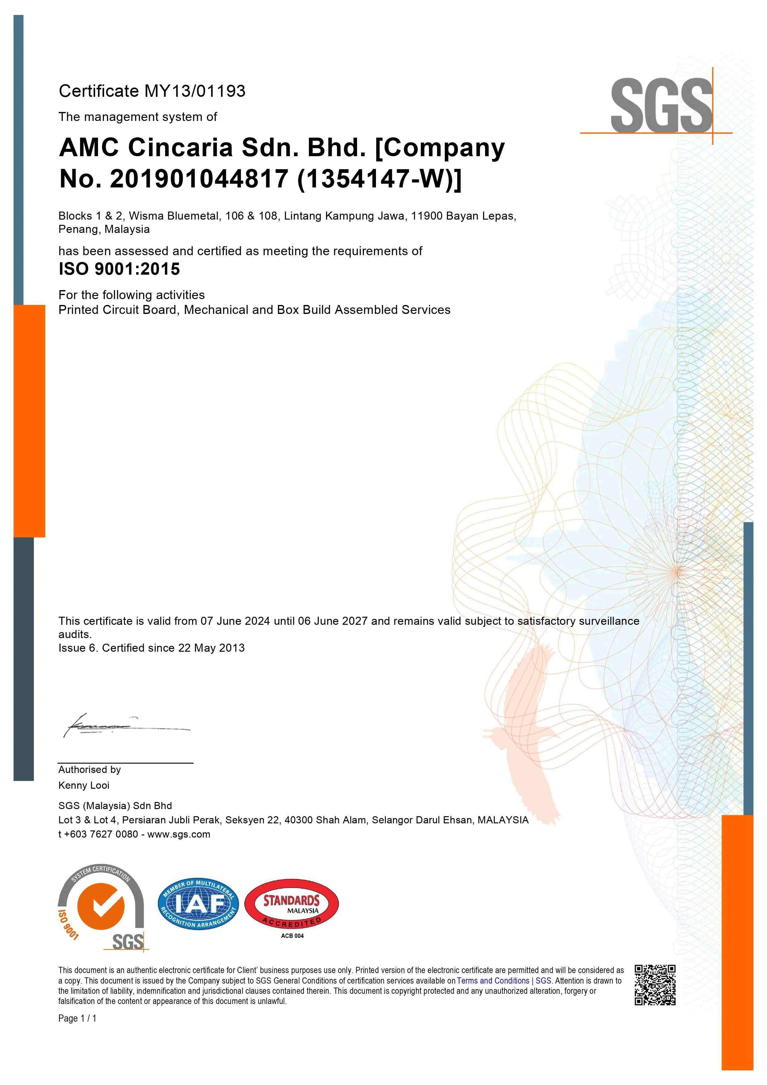 FAQs 1 — AMC CINCARIA SDN BHD