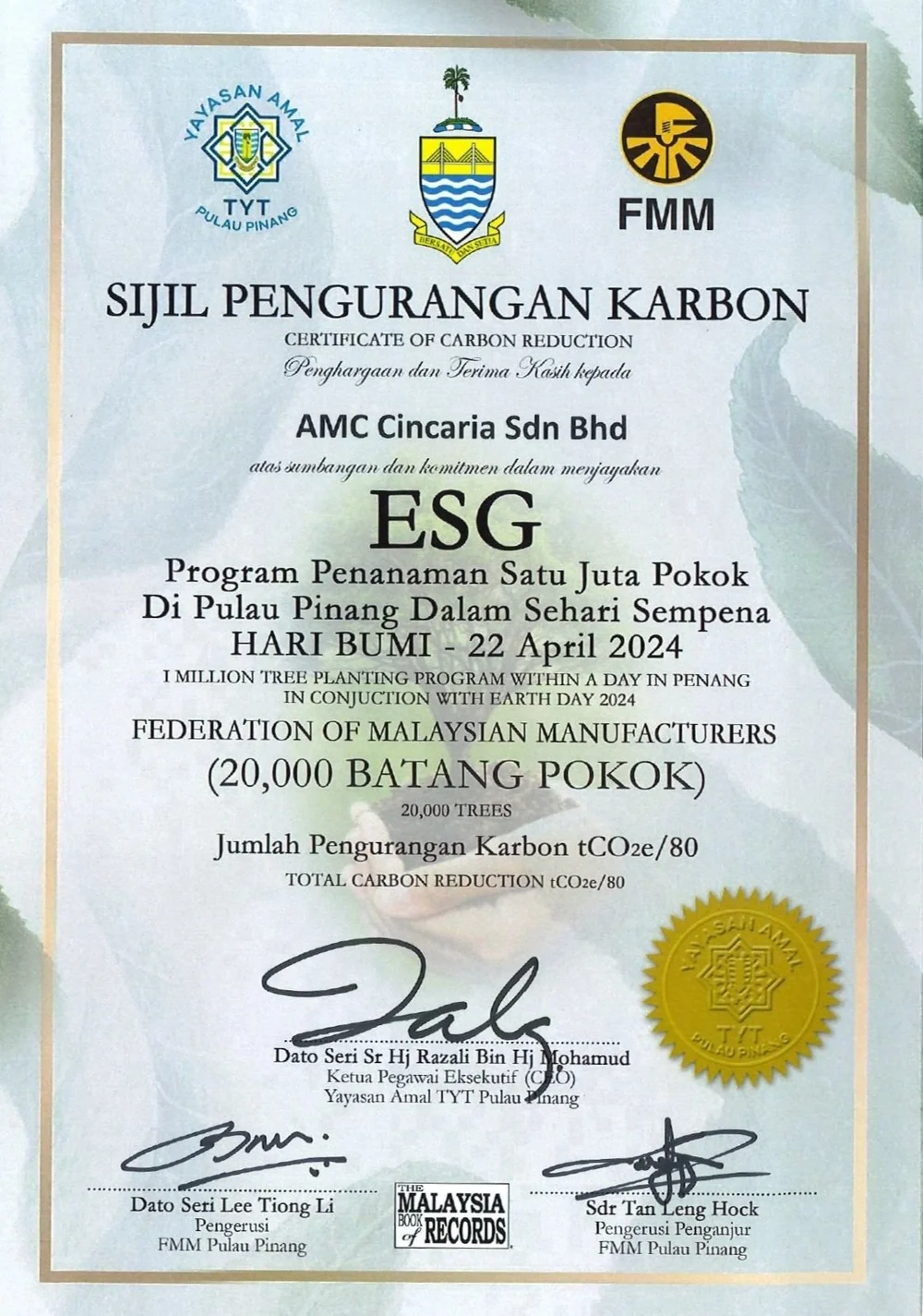 FAQs 1 — AMC CINCARIA SDN BHD