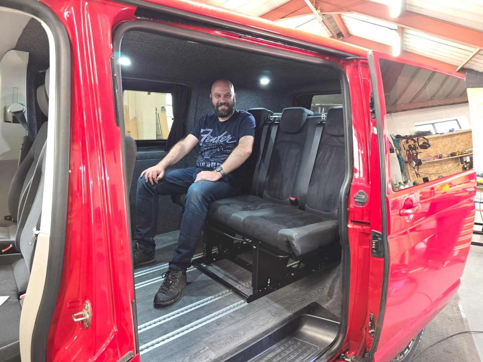 Campervan Mobiframe Floor Installation in Worcestershire | — Grizzly ...