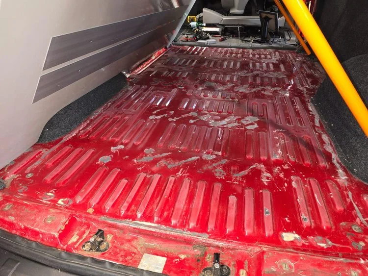 Campervan Mobiframe Floor Installation in Worcestershire | — Grizzly ...