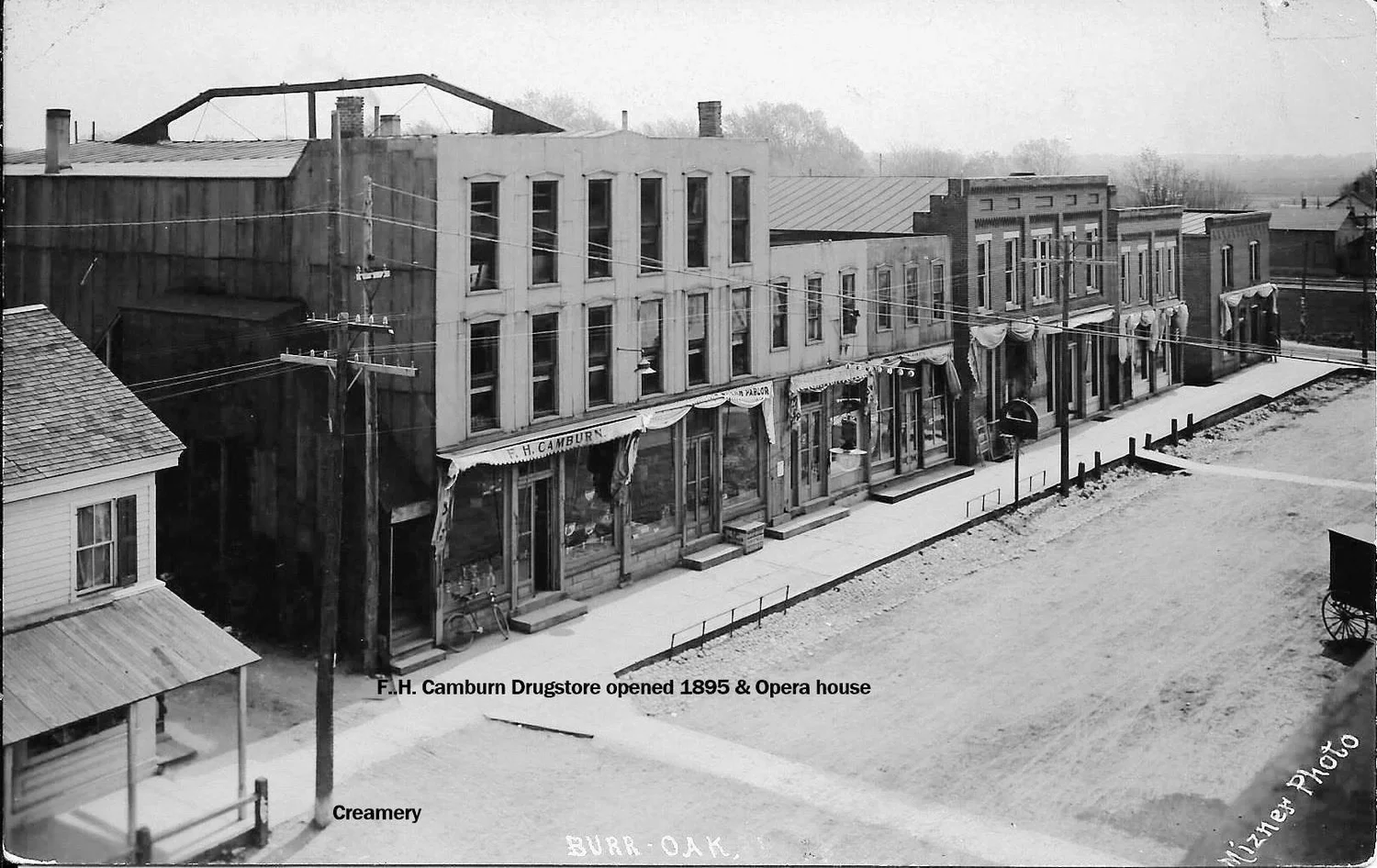 Burr Oak Opera House History — Burr Oak History