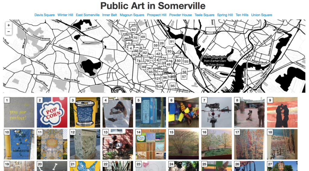 Somerville Public Art Map — Connection Lab
