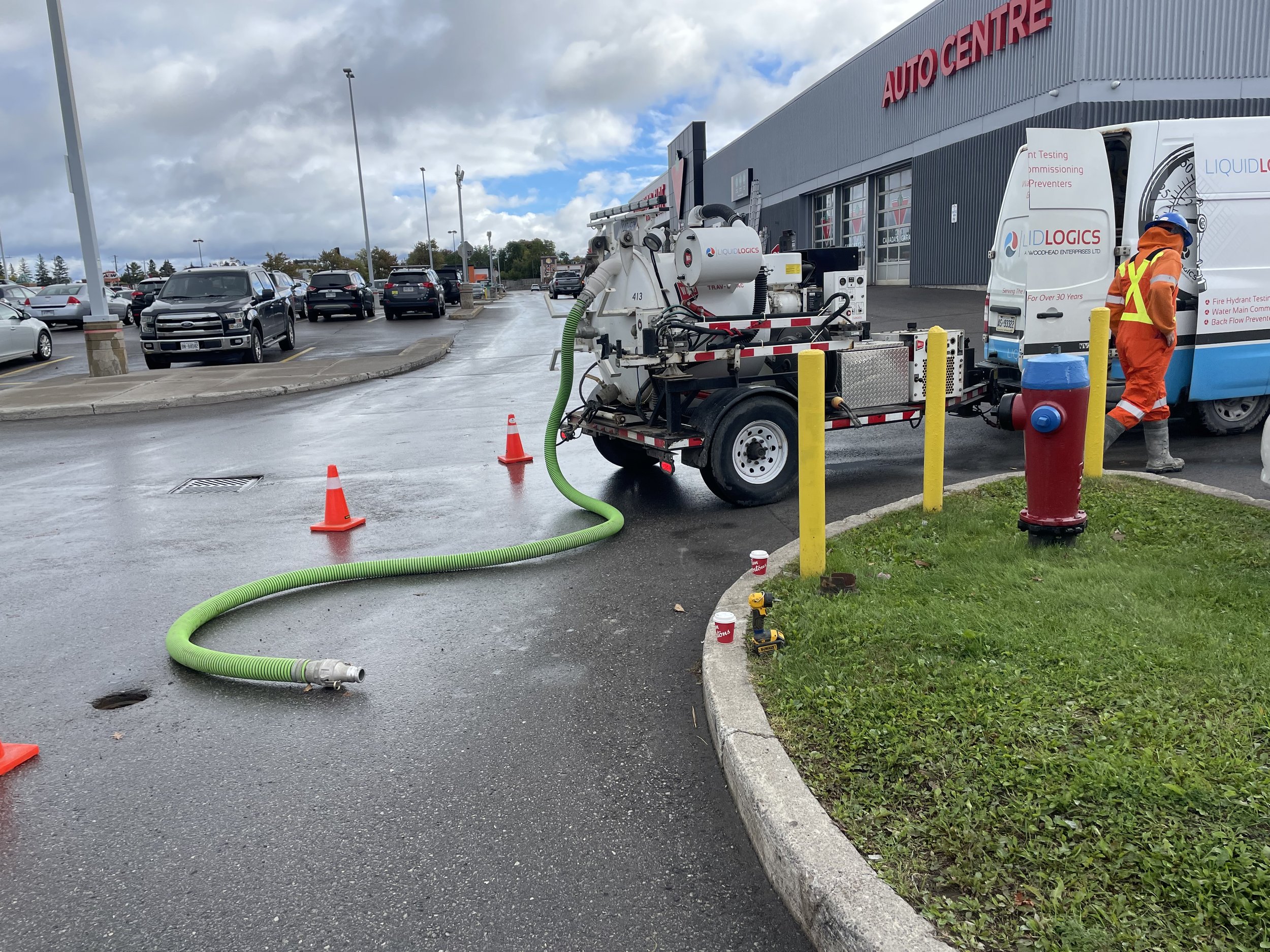 Fire Hydrant inspections and flow testing. — Liquid Logics