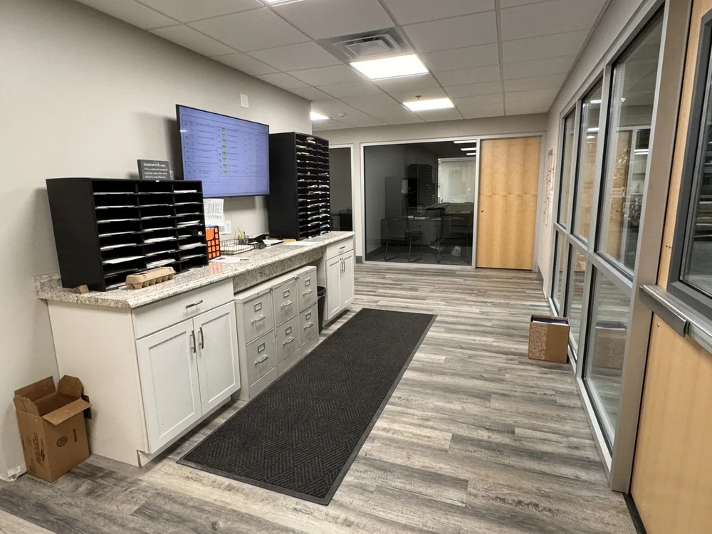Office Buildout — CRU Construction | Indiana Commercial Construction