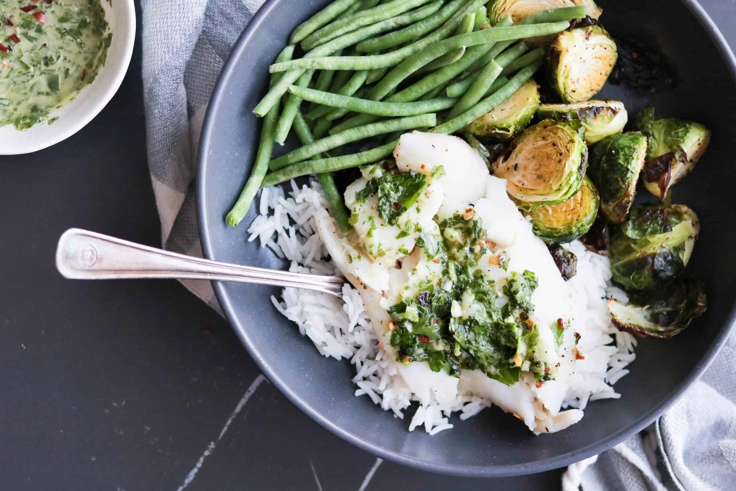 Mahi-mahi à la sauce chumichurri