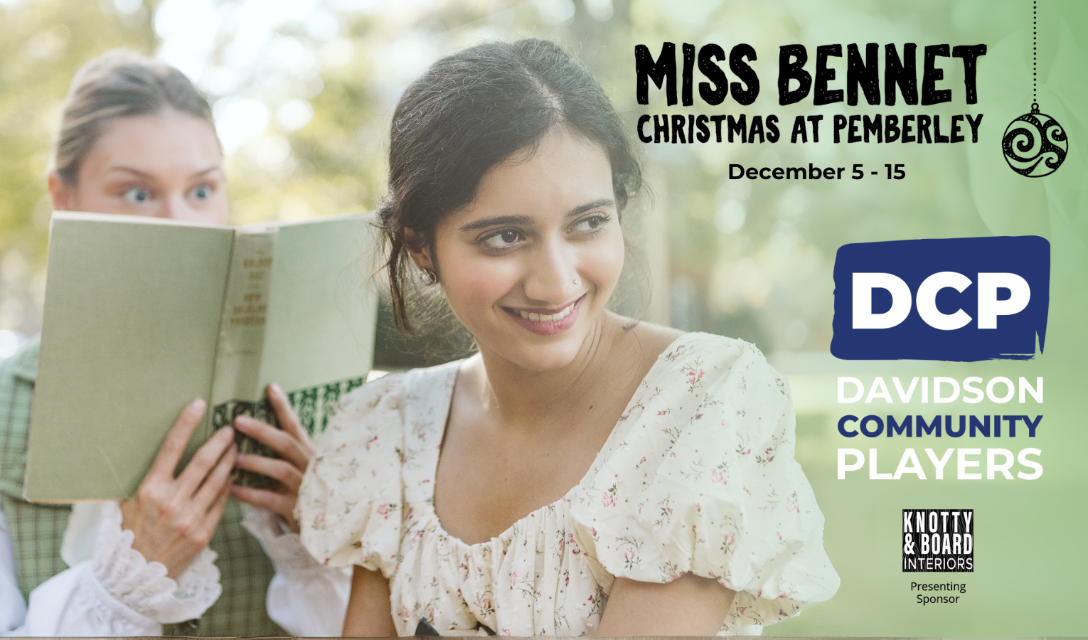 Miss Bennet: Christmas at Pemberley — Davidson Community Players
