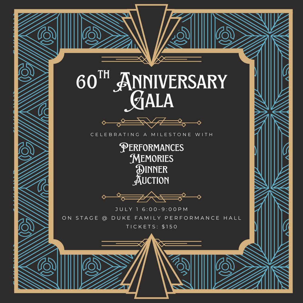 60th Anniversary Gala Event — Davidson Community Players