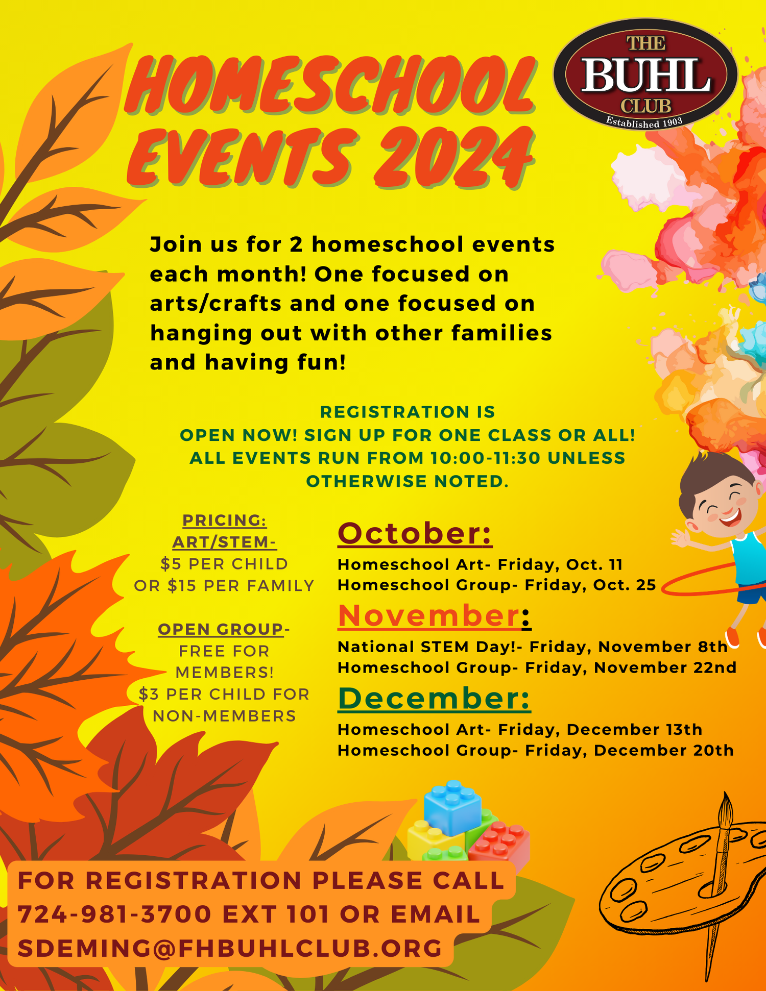 Events — The Buhl Club