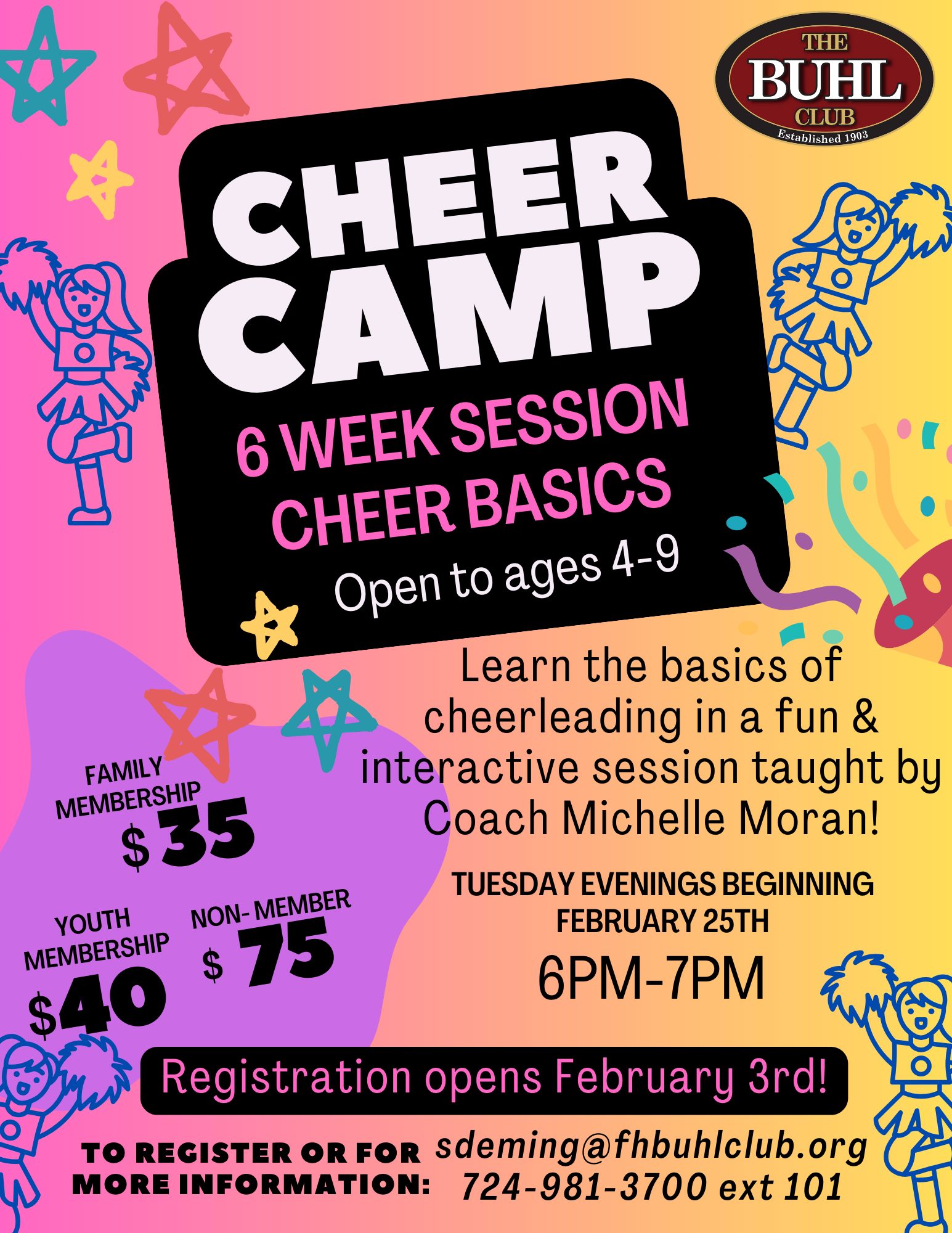 Flyers/Events — The Buhl Club