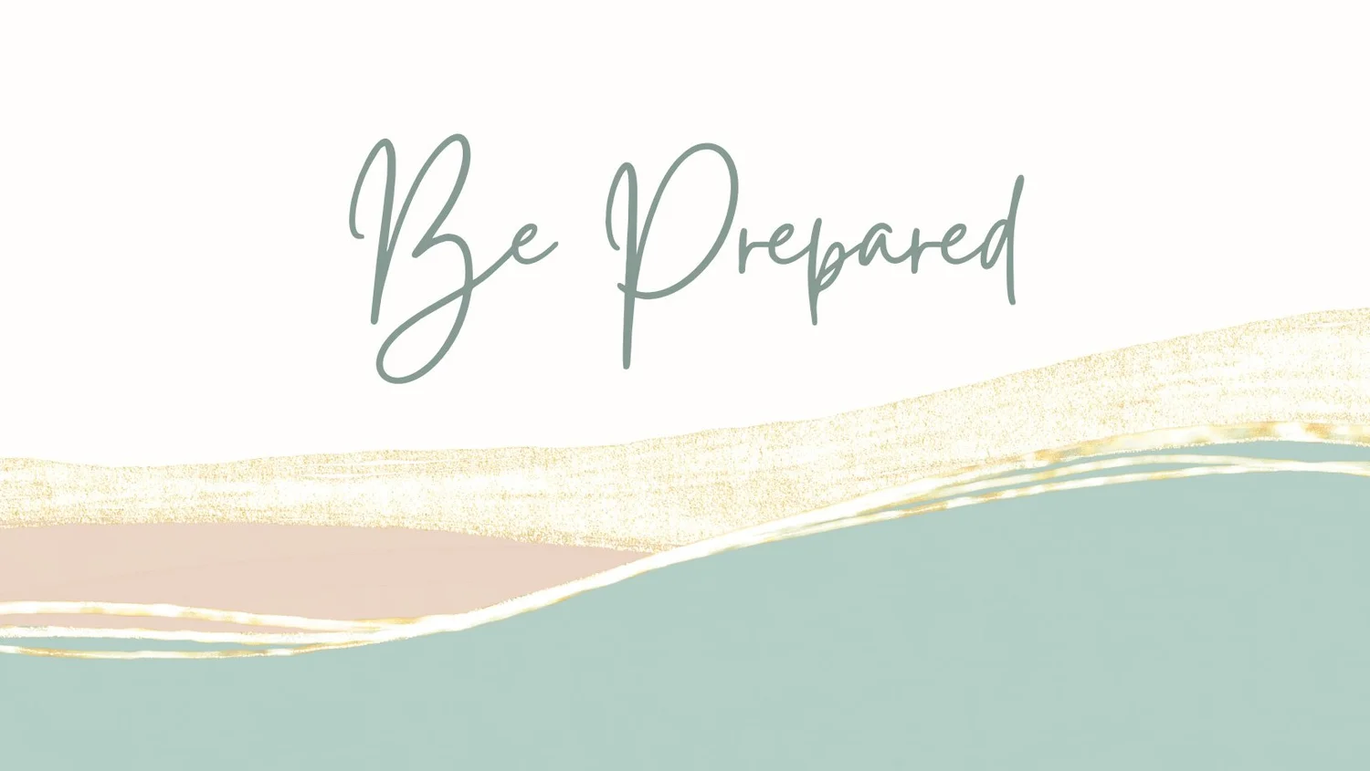 Be Prepared — Madison Prewett Troutt