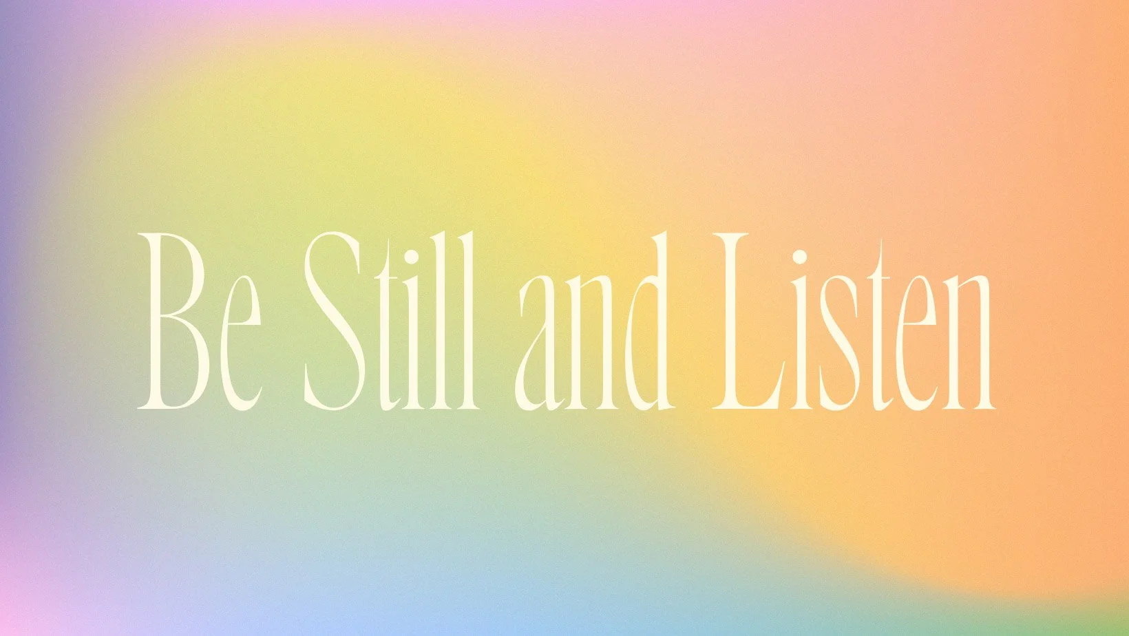 Be Still and Listen — Madison Prewett Troutt