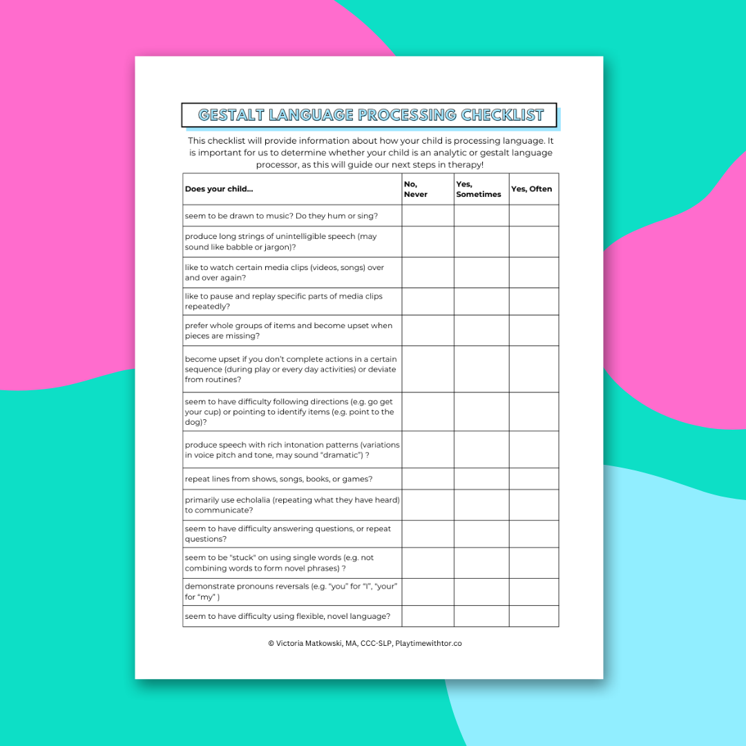 GLP Checklist — PLAYTIME WITH TOR