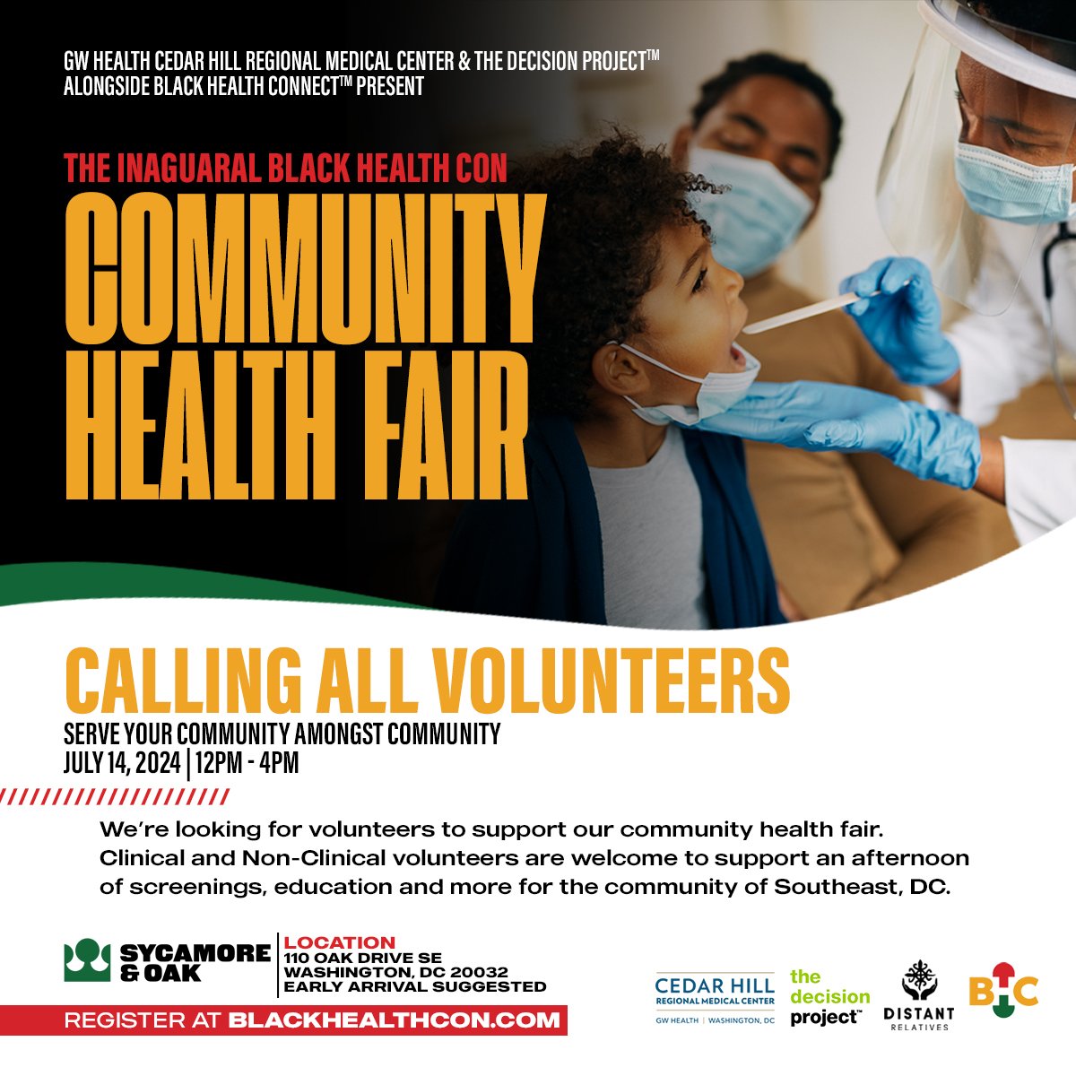 Inaugural BlackHealthCon Community Health Fair — BHC Conference 2025