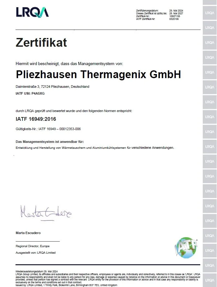 Über uns — Thermagenix