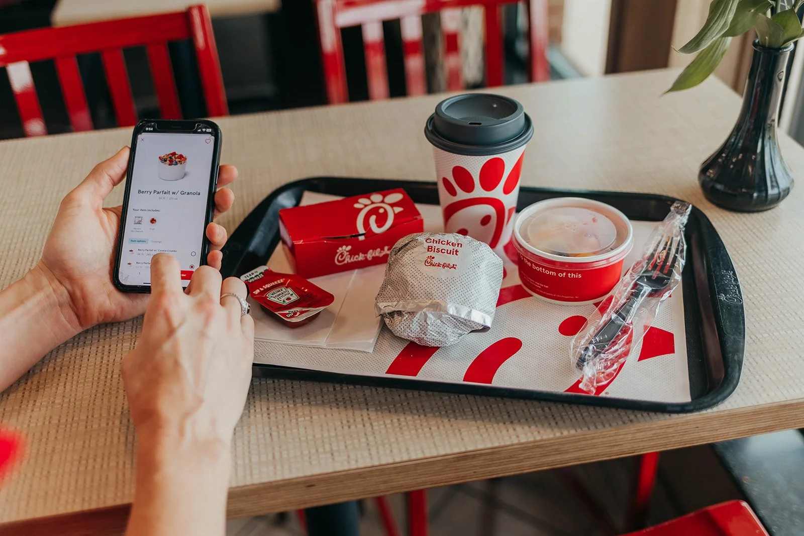 ORDER FOOD — Chick-fil-A Florence