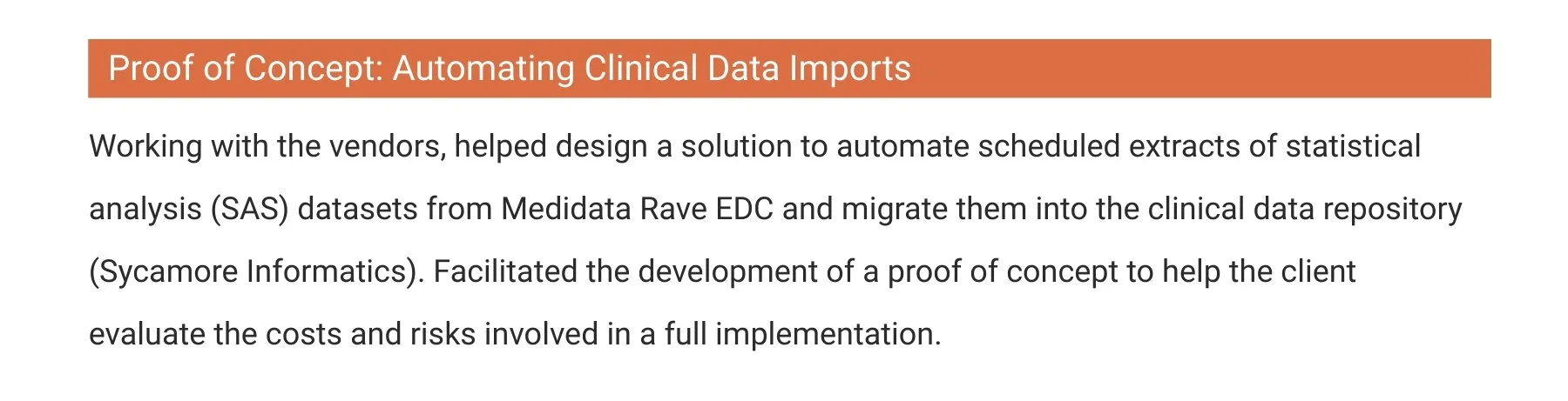 Proof of Concept: Automating Clinical Data Imports — Virtua Pharma Technology