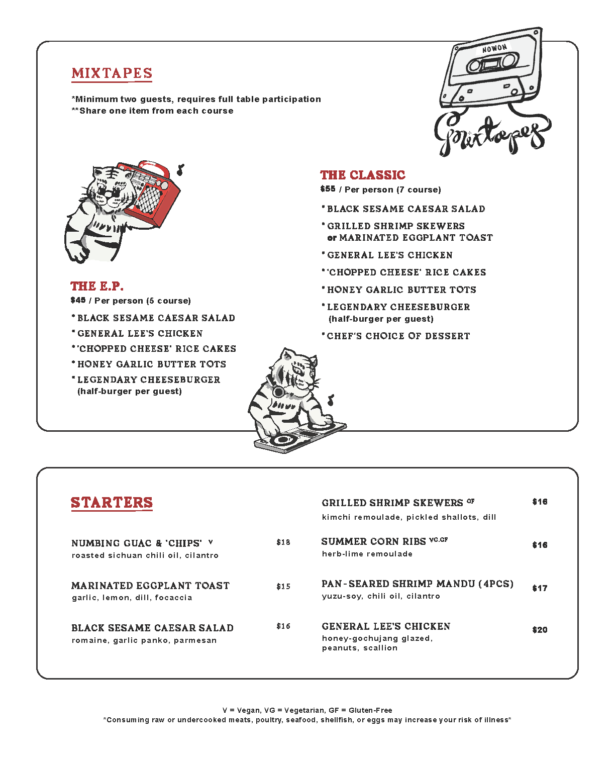 Seaport Boston Menu! — Nowon