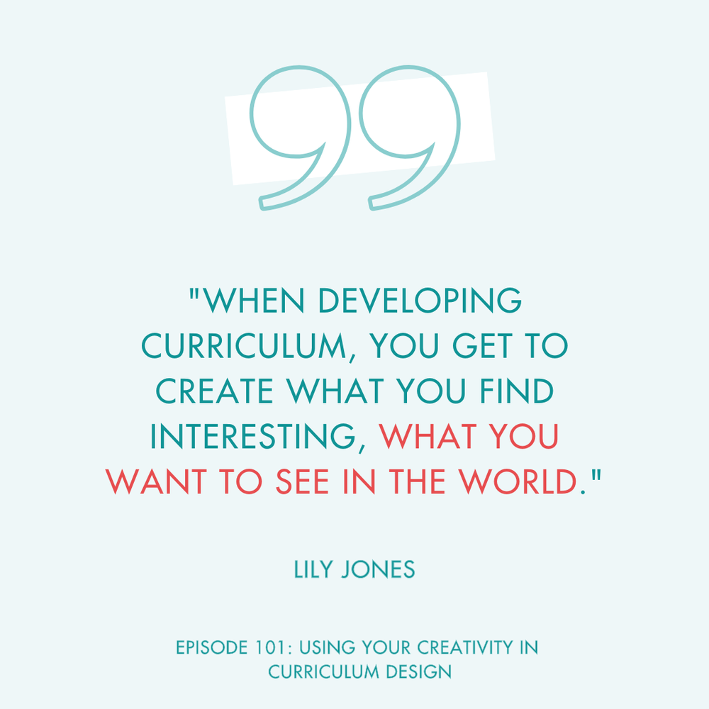 Using Your Creativity in Curriculum Design — Educator Forever