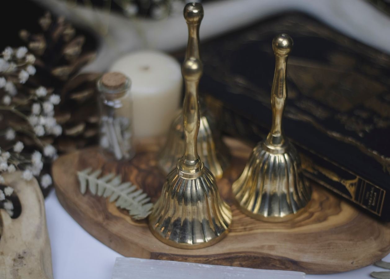 Brass Ritual Bells — The Spectral Cottage