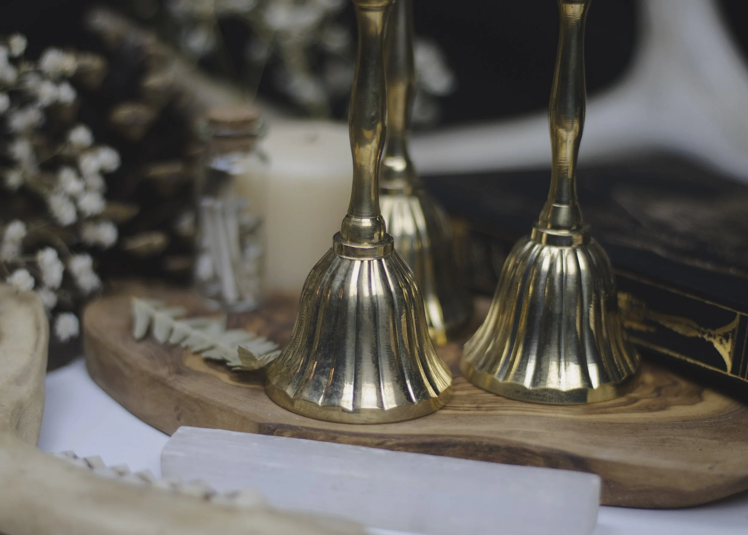 Brass Ritual Bells — The Spectral Cottage
