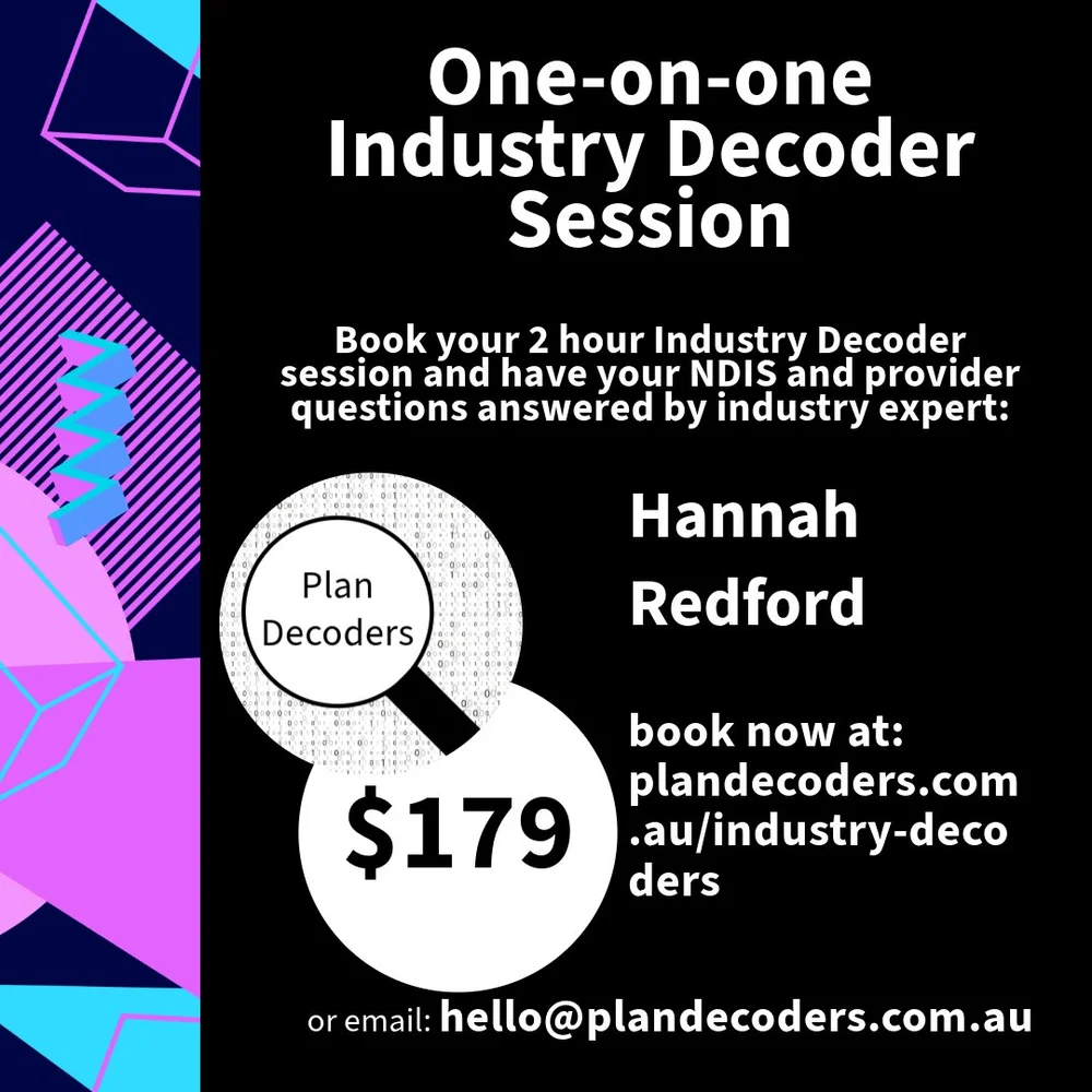 Industry Decoders - Support for NDIS professionals — Plan Decoders