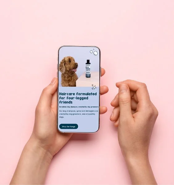 Pet Business Web Design — Pollyannish Studio