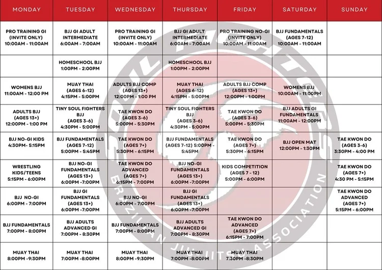 Schedule | Soul Fighters