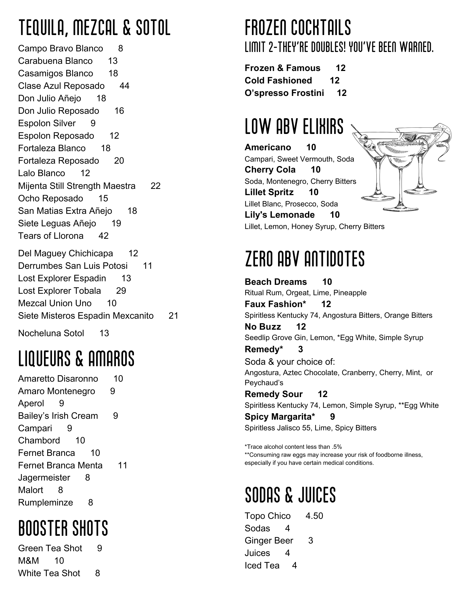 Menu — Remedy