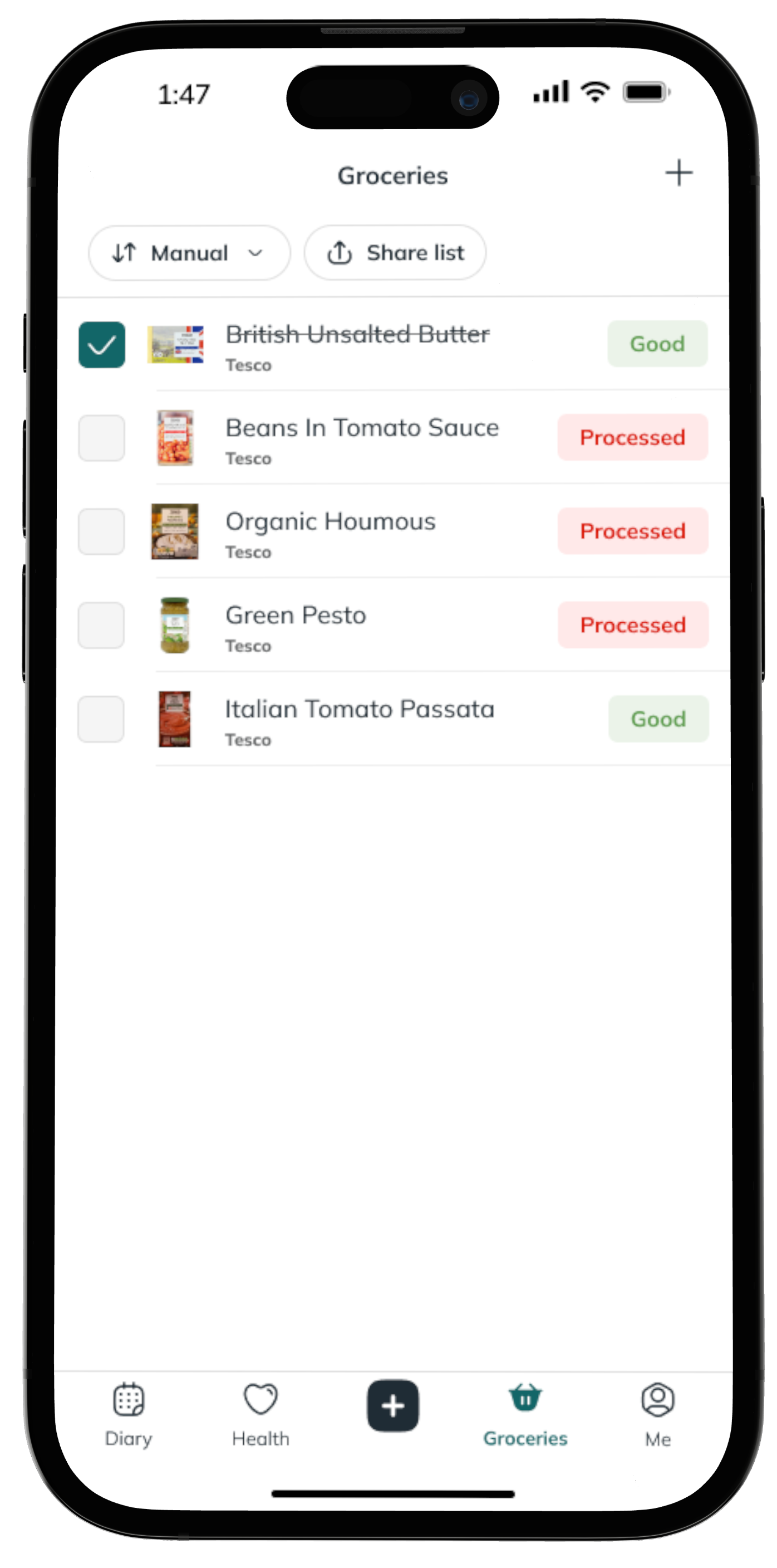 Ivy - Processed Food Scanner